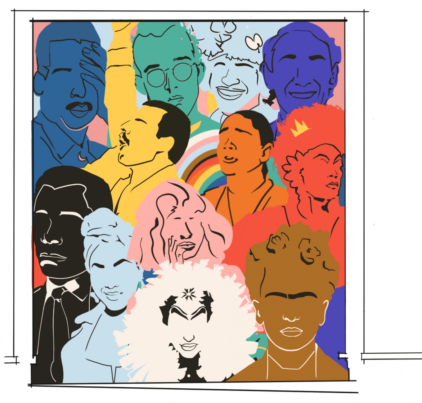 Unveiling Our New Mural, Queeroes! - SF LGBT Center