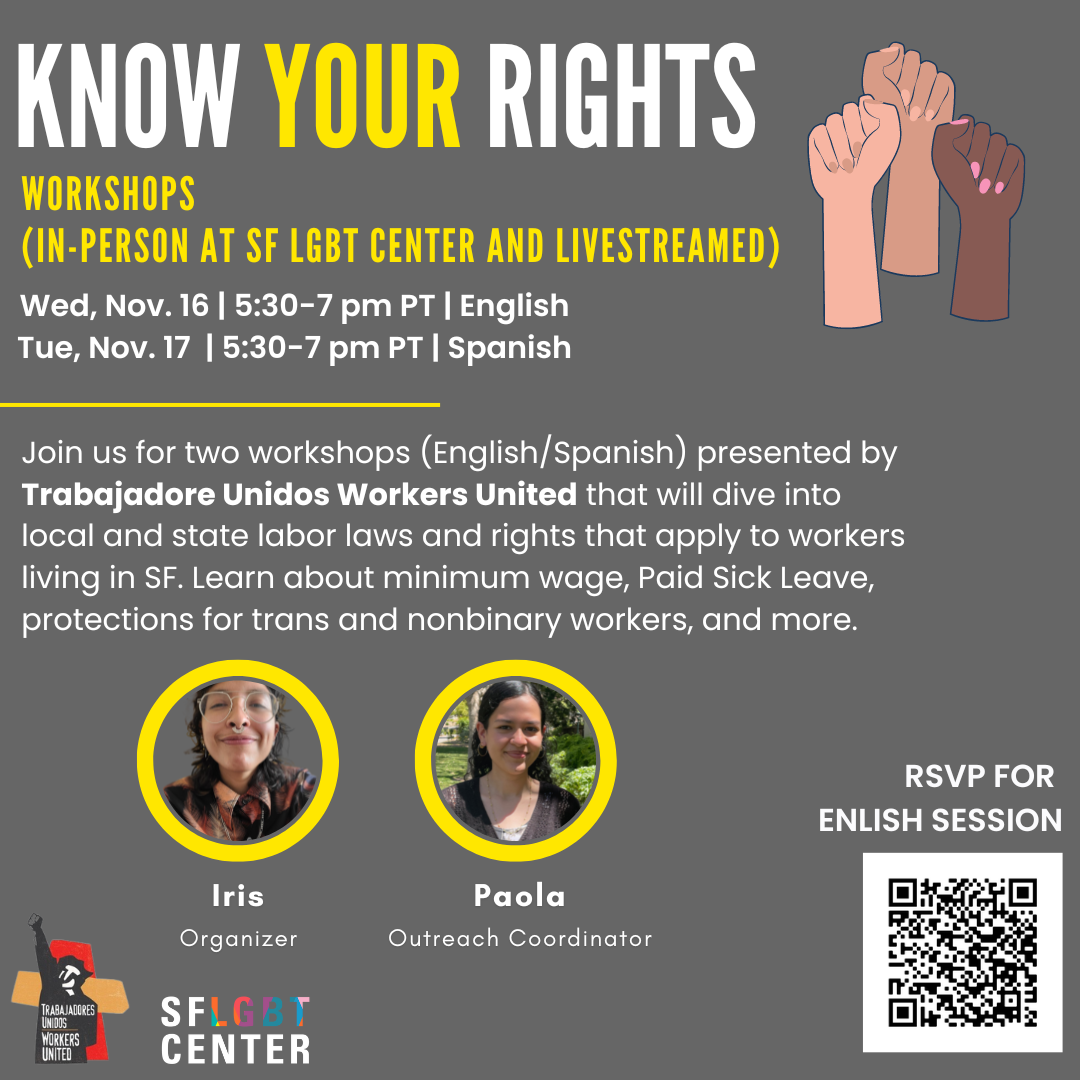 Know Your Rights - Employment (English) - SF LGBT Center